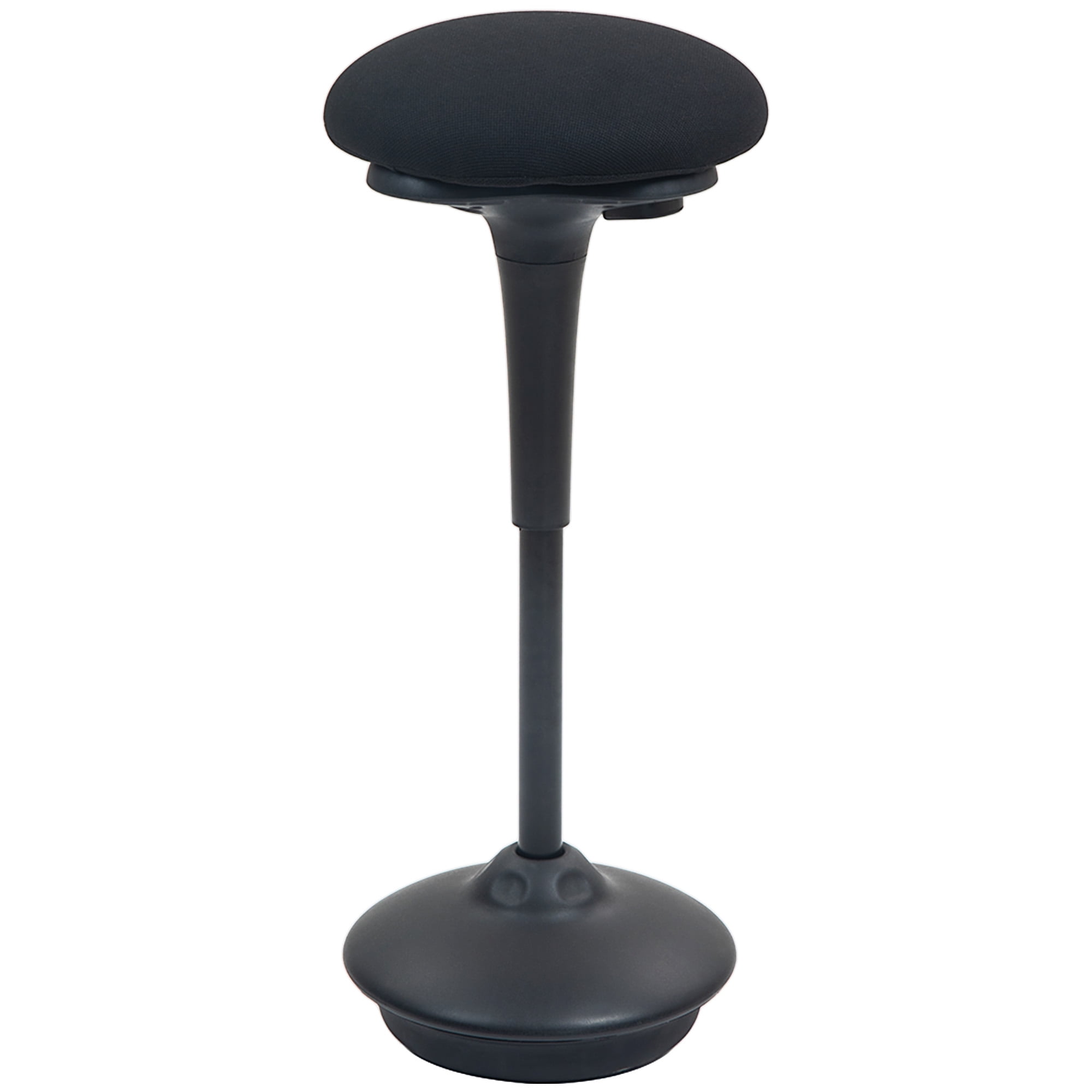 HOMCOM Adjustable Active Standing Stool with Rocking Motion, Black ...
