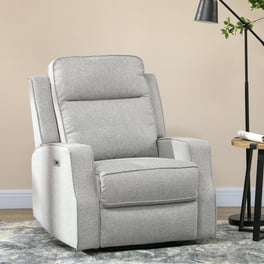 Serta Small Space Rocker Recliner Chocolate Brown Faux Leather Upholstery Walmart