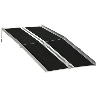 Silver Spring Portable Lightweight Multi-Fold Aluminum Wheelchair Ramp ...
