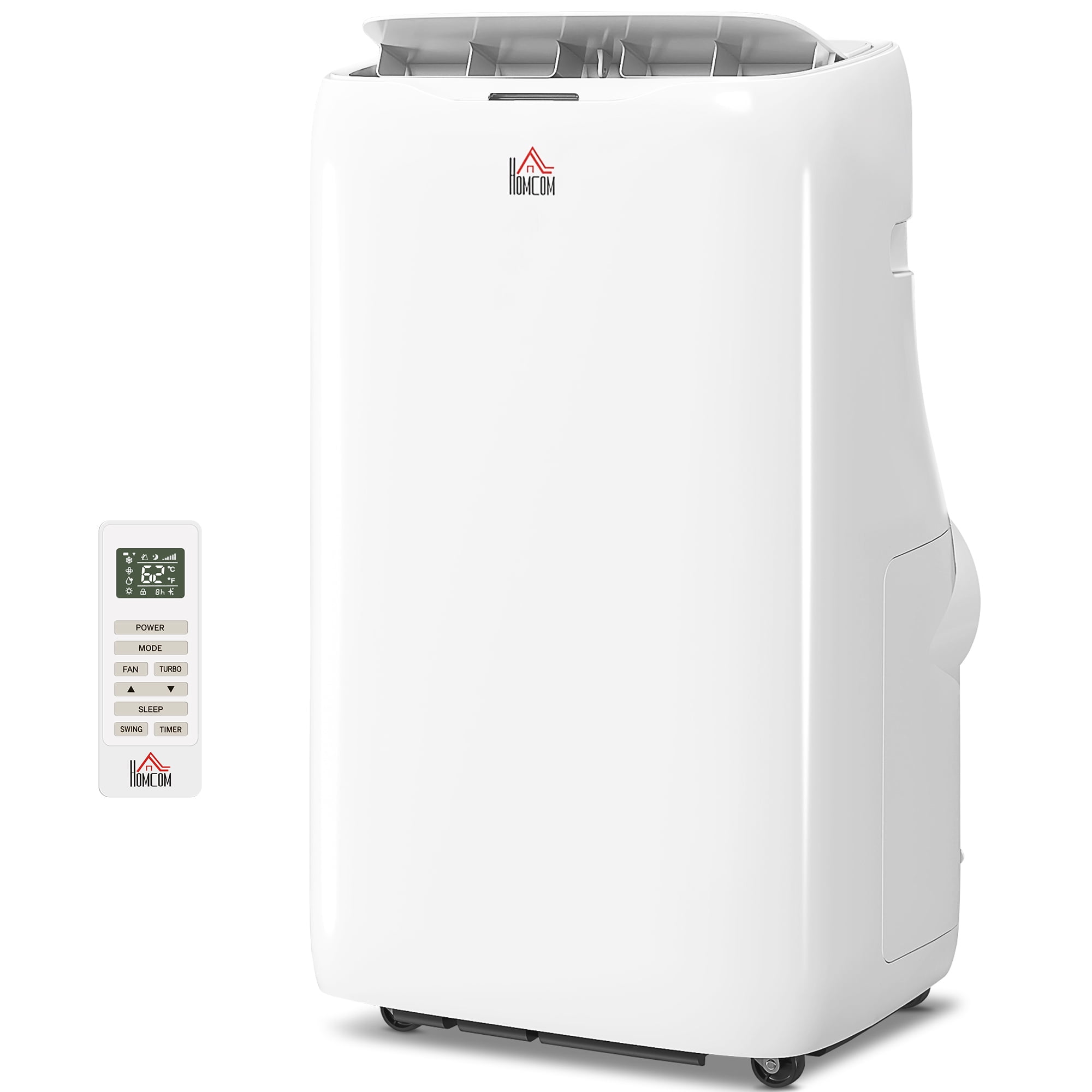 HOMCOM Inverter Portable Air Conditioner with Dual Hose, 14000 BTU AC ...