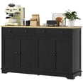 HOMCOM Modern Sideboard, Accent Kitchen Buffet Cabinet with Storage ...