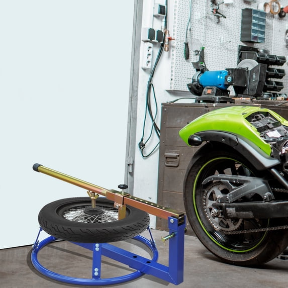 HOMCOM Motorcycle Tire Changer Stand with Adjustable Bead Breaker, Fit ...