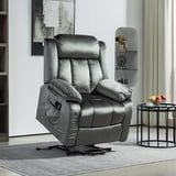 HOMCOM Power Lift Recliner Chair for Elderly, Electric Massage Chair ...