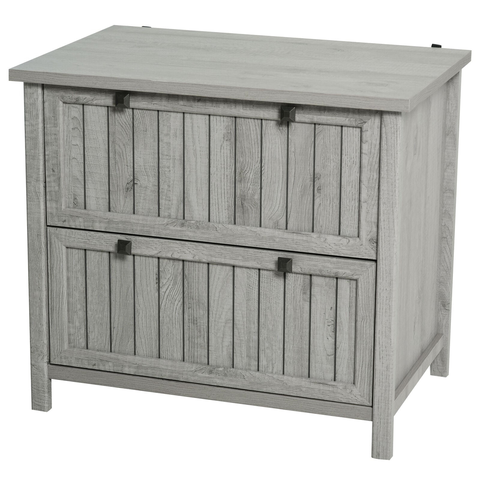 HOMCOM Wood Decorative Home Office 2-Drawer Lateral File Cabinet ...