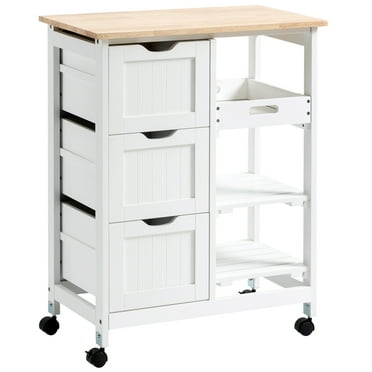 Coaster Kitchen Cart in Dark Gray - Walmart.com
