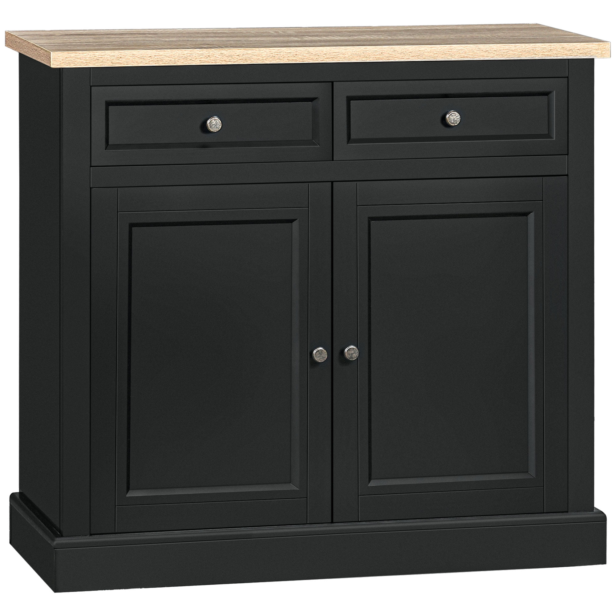HOMCOM Sideboard Buffet Cabinet, Kitchen Cabinet, Coffee Bar Cabinet ...