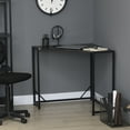 HOMCOM Small Corner Desk Triangle Vanity Table Computer Desk Gray ...