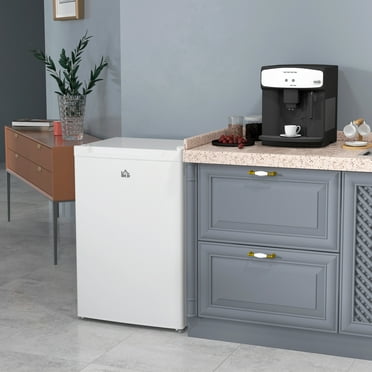 KUPPET Upright Freezer, Compact Reversible Single Door Table Top Mini ...