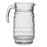 Home Essentials Eclipse 66oz Embossed Glass Water Pitcher - Dishwasher ...