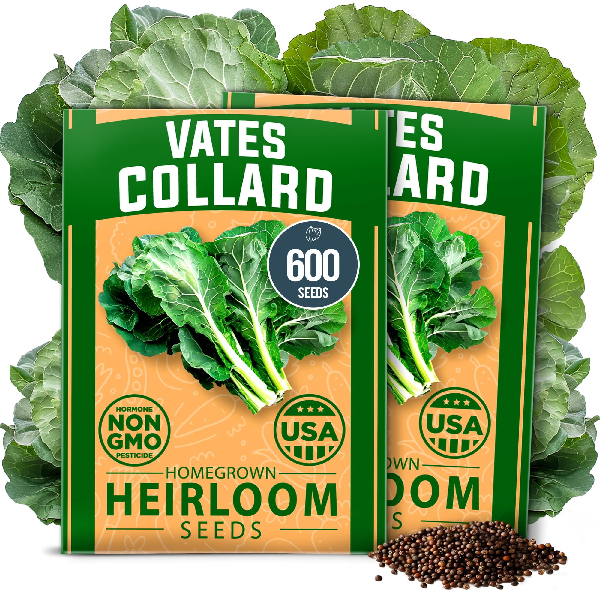 HOME GROWN Collard Green - 2 MHD1Pack - 600 for Fall Planting - High ...