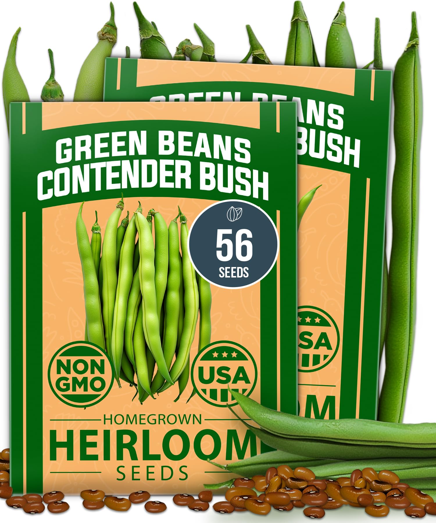 HOME GROWN Contender TWE5 Bush Seeds - 56 Seeds - 𝗡𝗢𝗡-𝗚𝗠𝗢 𝗨𝗦𝗔-𝗦𝗢𝗨𝗥𝗖𝗘𝗗 ...