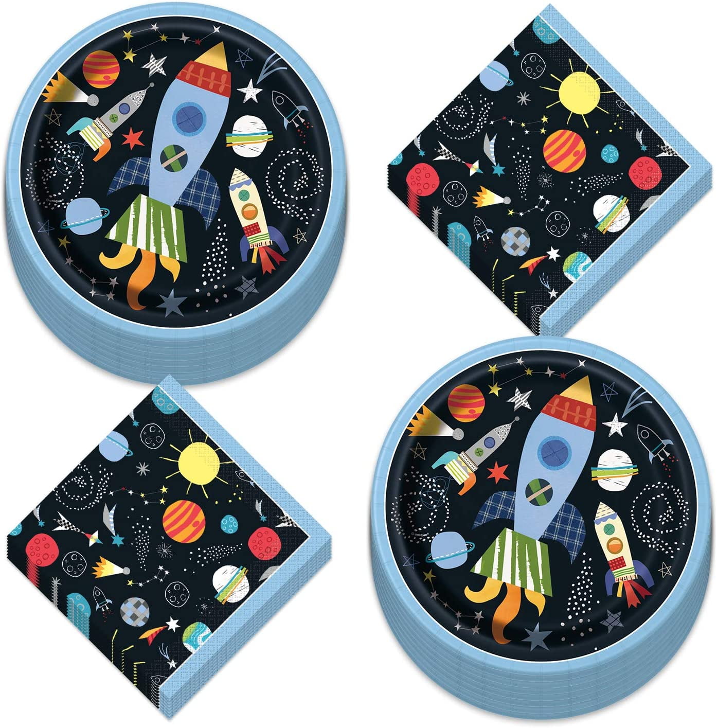 HOME & HOOPLA Space and Galaxy Party Supplies and Decorations (Space ...