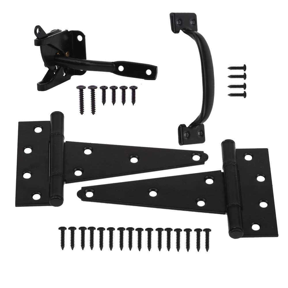 HOME MASTER HARDWARE Wood Gate Hardware Set- Heavy Duty 6" Gate Tee ...