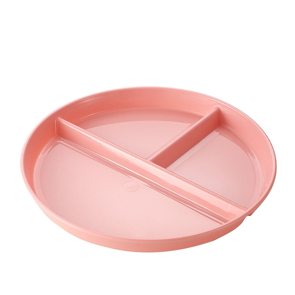 HOME Portion Control Plate,Reusable Plastic Divided Plate With 3 ...
