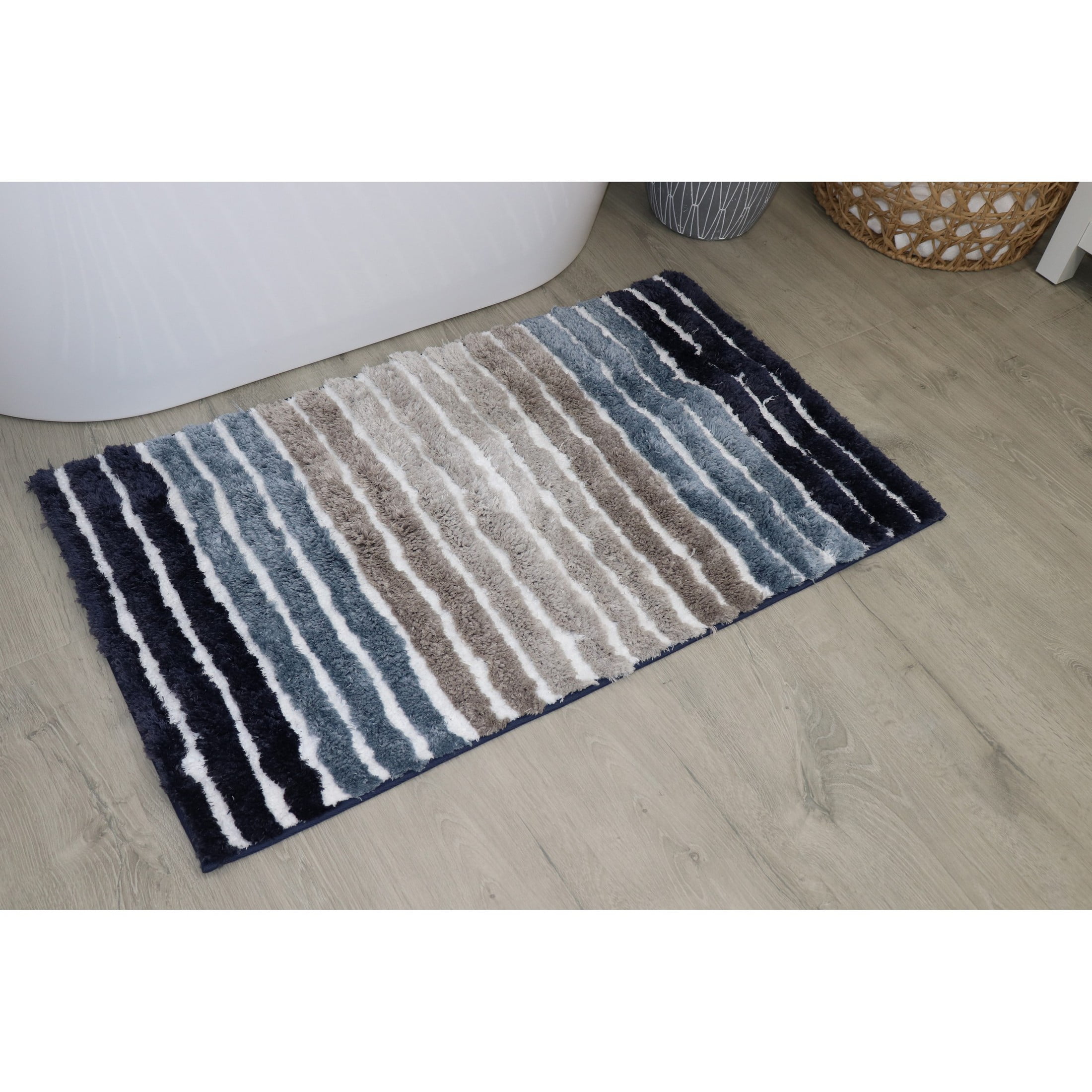 HOME WEAVERS INC Bathroom Rugs, Extra Soft Bath Rug, Non-Slip, 24x40 ...