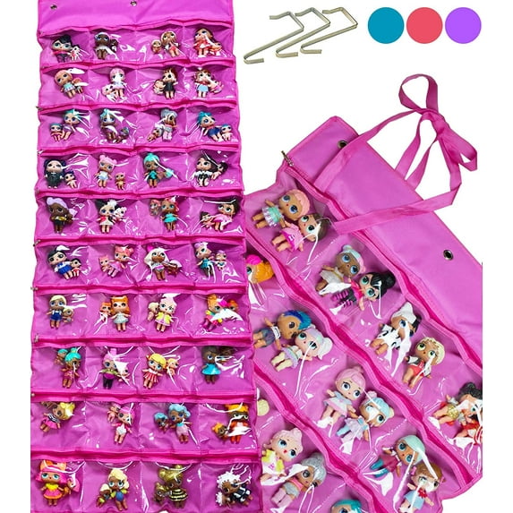 HOME4 LOL Toys Hanging Over The Door Storage Organizer Carrying Travel ...