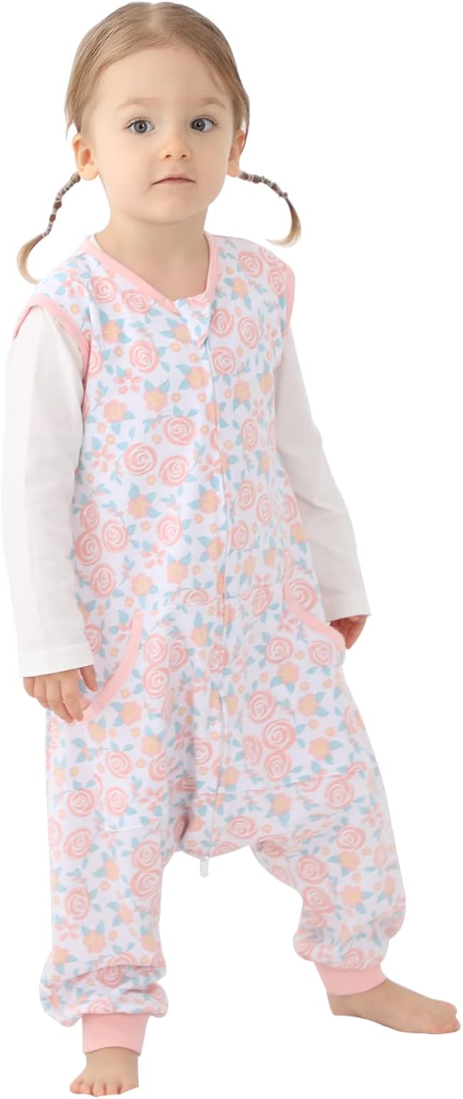HOMEAL Sleep Sack with Legs,Summer Toddler Sleep Sacks 2t-3t,Toddler ...