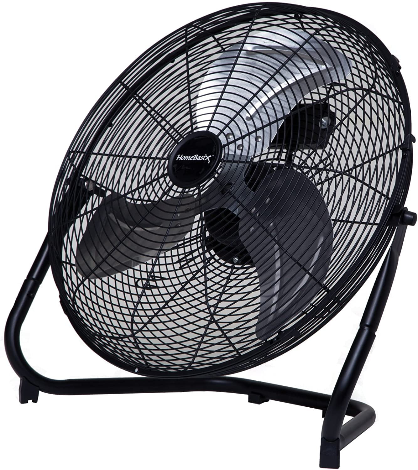 HOMEBASIX LF-20 High Velocity Floor Fan, 20-Inch, Black - Walmart.com