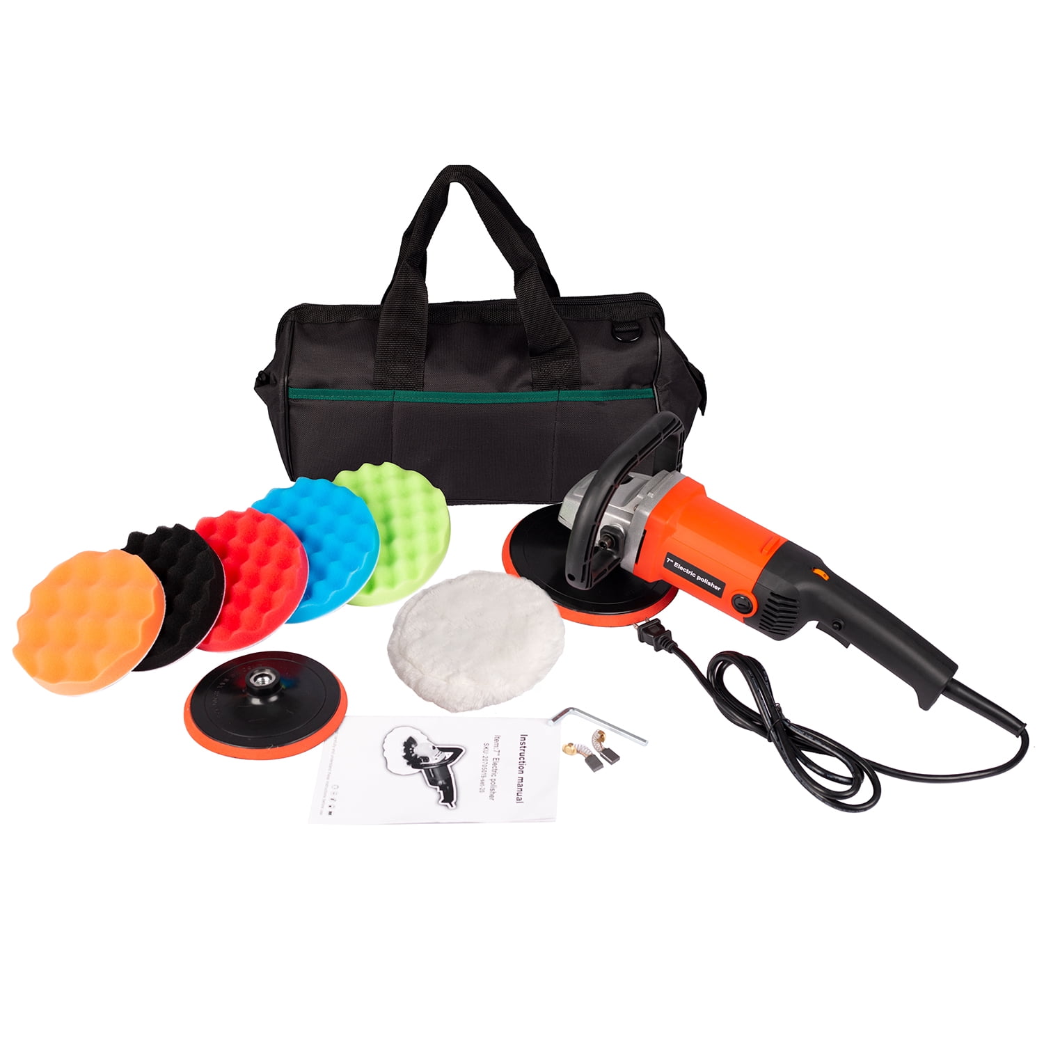 HOMEBYTE Buffer polisher Rotary Polisher Sander Car Polishing Machine ...