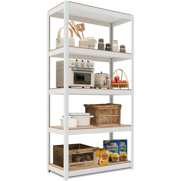 White Steel Shelving