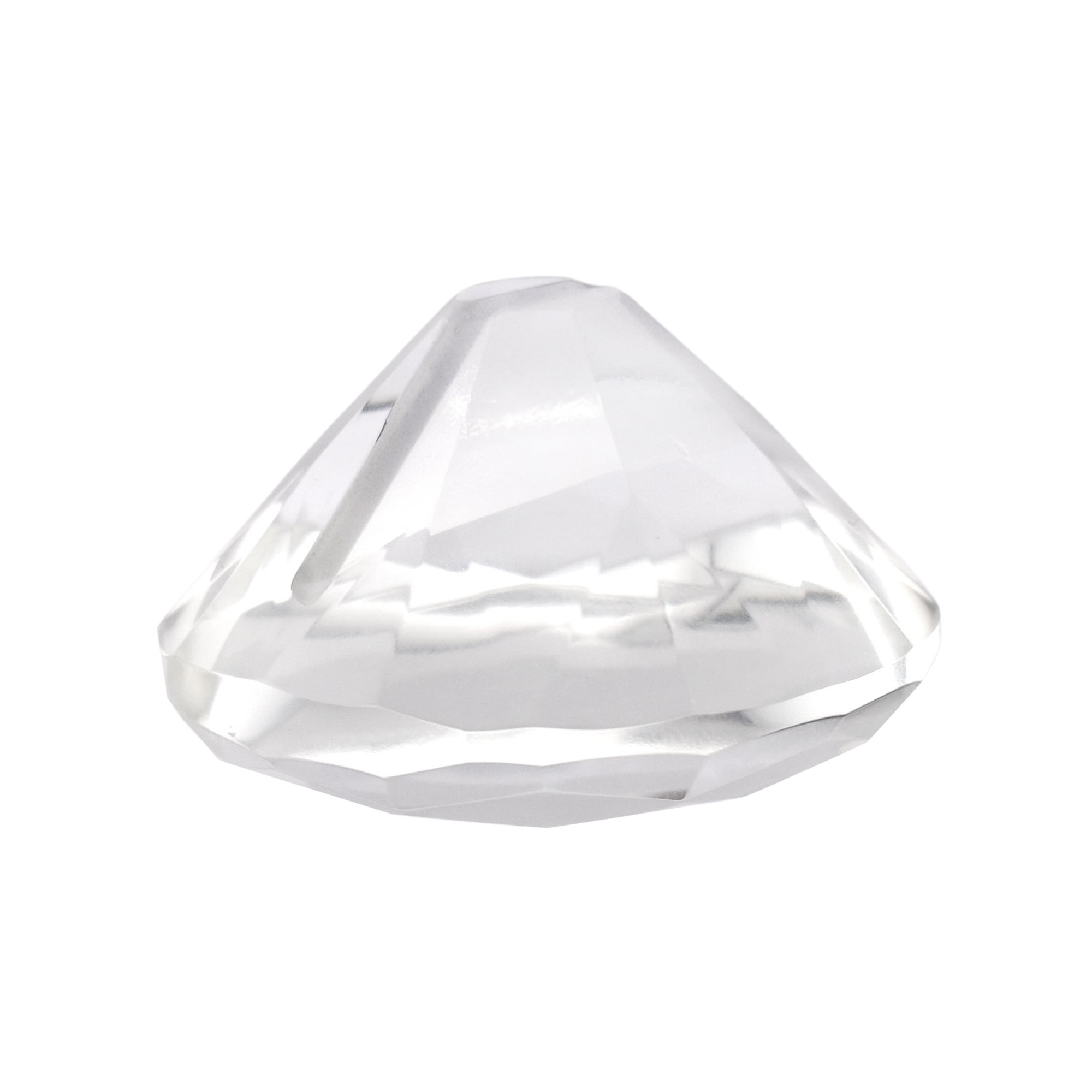 HOMEFORD Acrylic Crystal Diamond Card Holder Paperweight, 2-inch, Clear ...