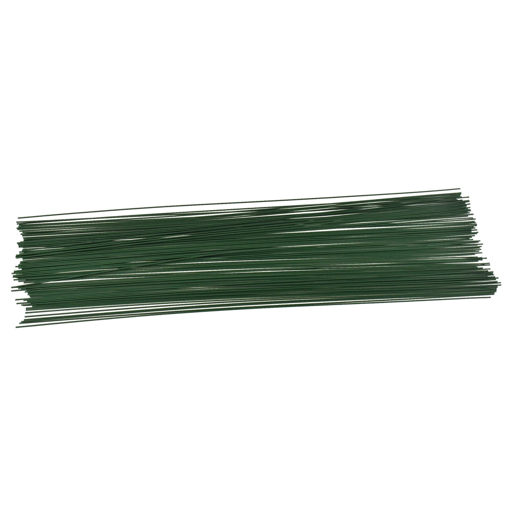 HOMEFORD Aluminum Floral Wire, 18-gauge, 18-inch, 100-count, Green ...
