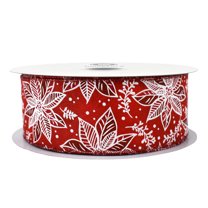 Mesh Velvet Wired Edge Christmas Ribbon, 2-1/2-Inch, 10-Yard - Royal ...
