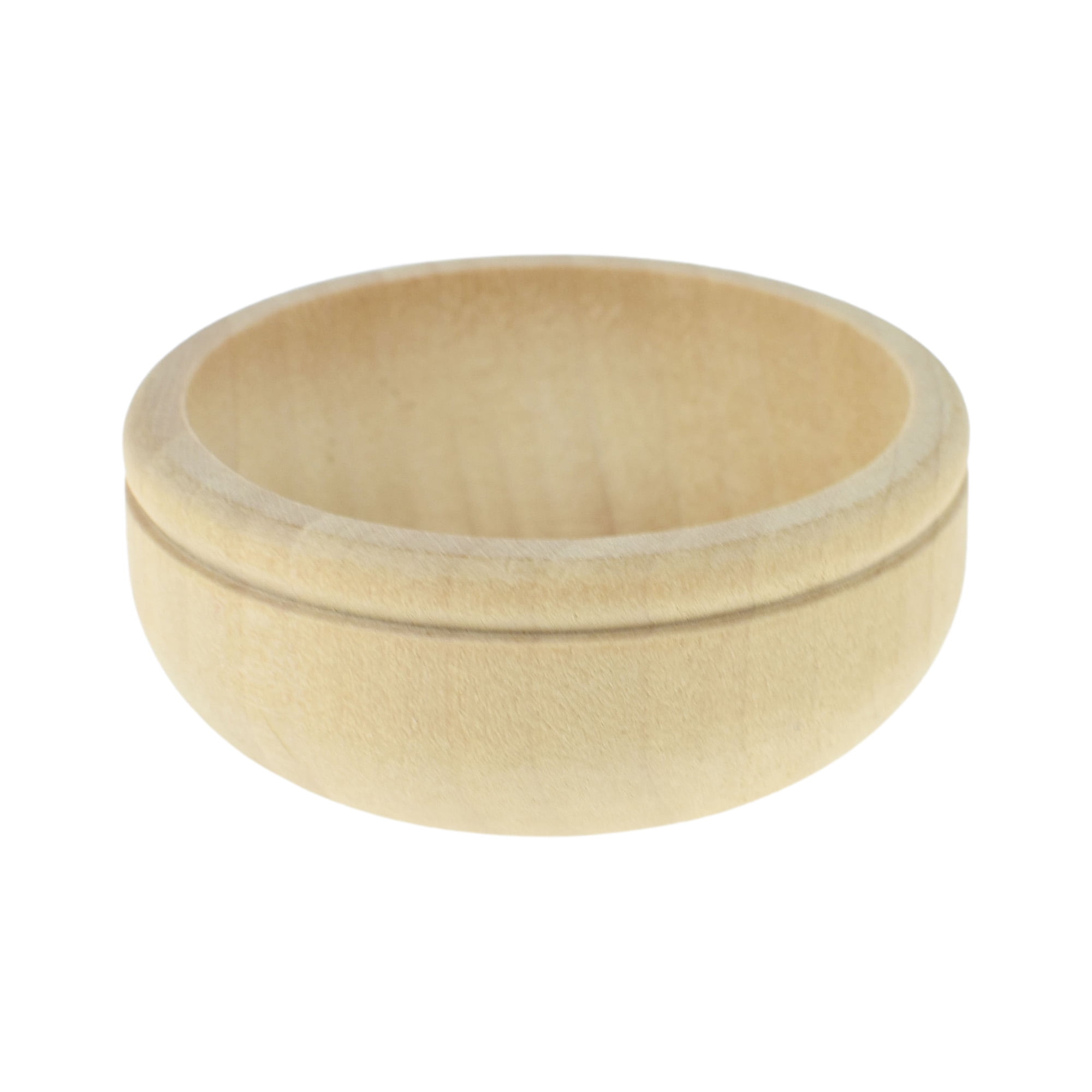 HOMEFORD ESC05 Wooden Craft Routered Lip Bowl Miniature, 2-1/2-inch, 1 ...