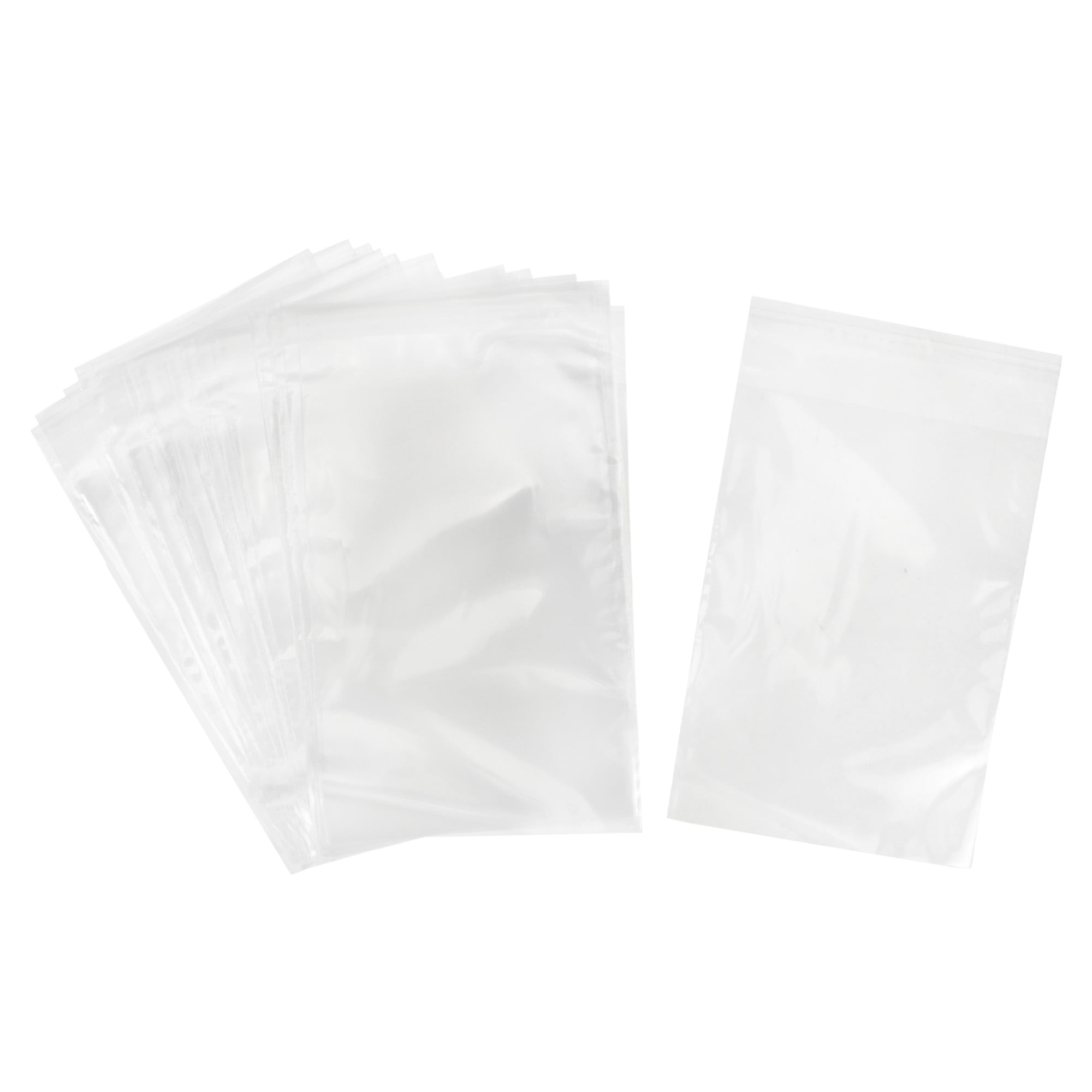 HOMEFORD Photo Archival Self Adhesive Plastic Bags, 5-inch x 7-inch, 40 ...