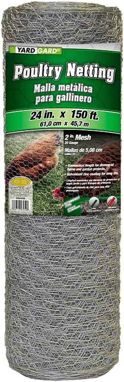 YARDGARD Chicken Wire 2 Inch Mesh 48 Inch X 150 Foot 20 Gauge ...