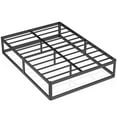 Homefort Full 14 Easy Assembly Bed Frame Heavy Duty Steel Slat No Box Spring Needed Black