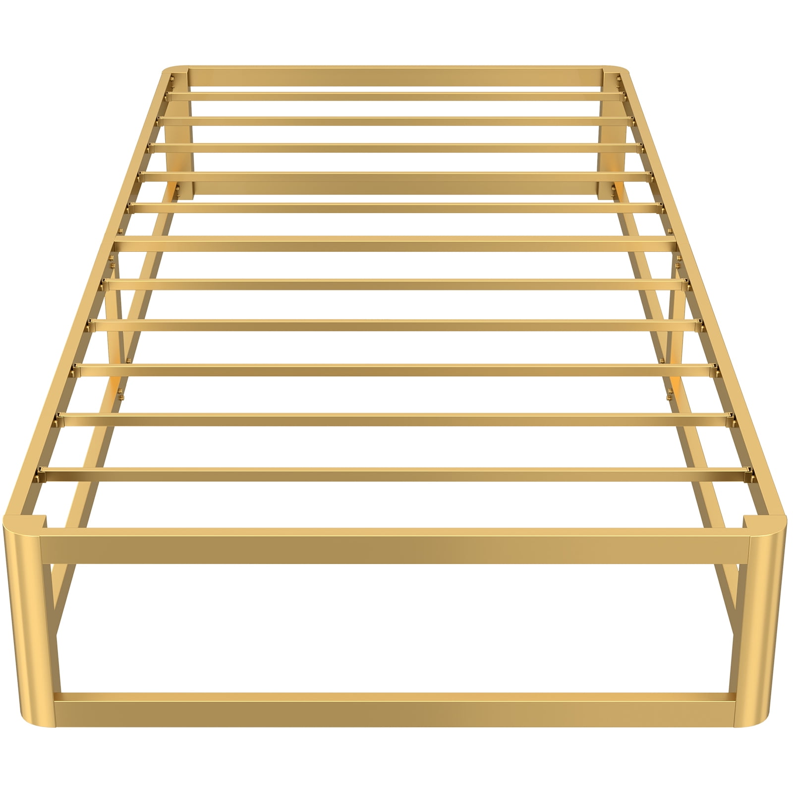 "HOMEFORT Twin Size Metal Bed Frame, 14"" Heavy Duty Steel Slat, No Box ...