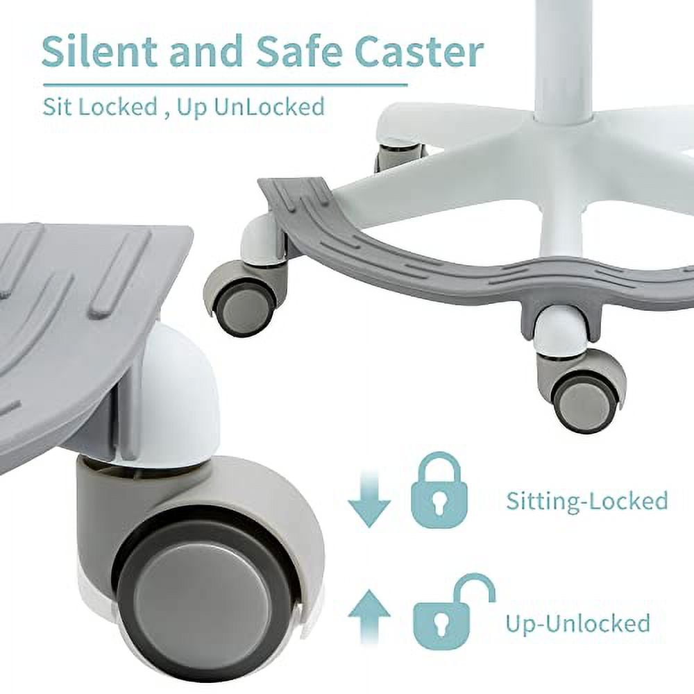 HOMEFUN Kids Desk Chair, Computer Chairs with Armrest and Footrest for ...