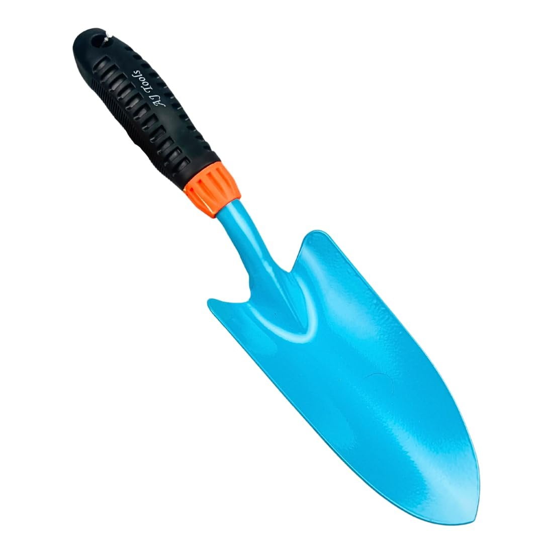 HOMEGARDEN Ergonomic Aqua Blue Mini Garden Shovel - 13" Long, 3 1/8 ...