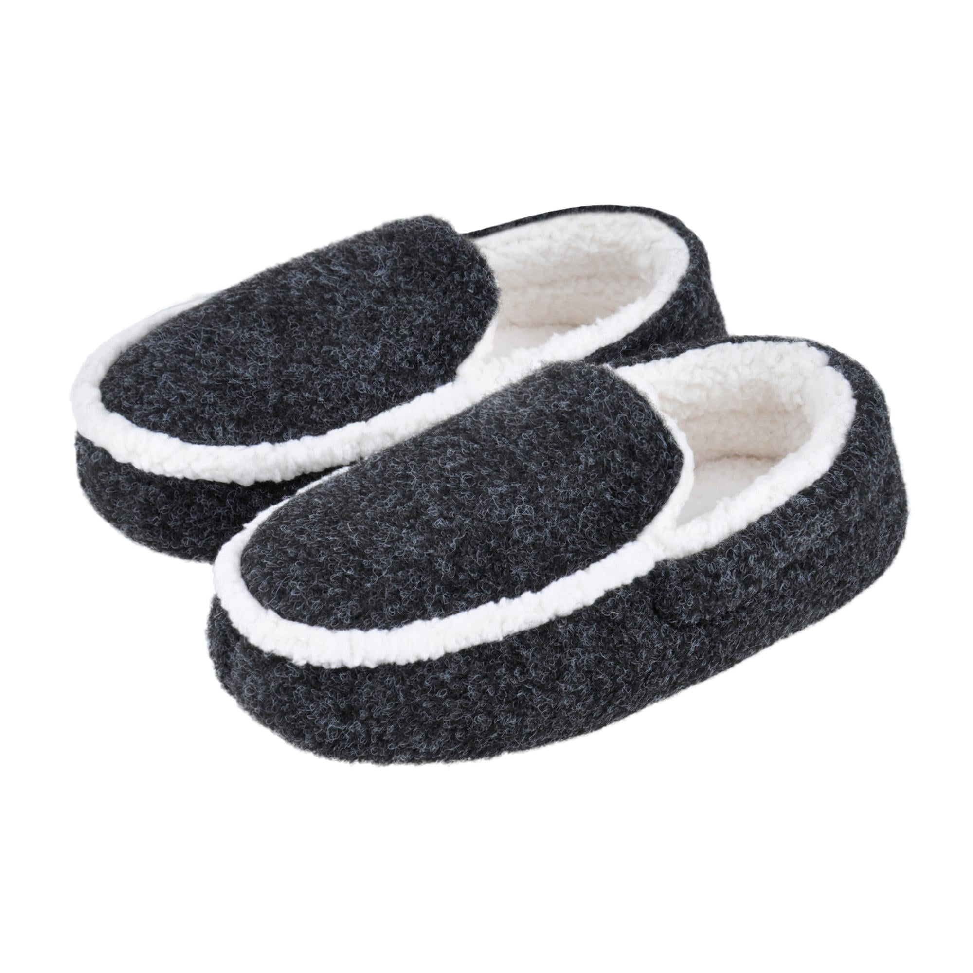 HOMEHOT Boys Slippers Cute Kids House Shoes Memory Foam Bedroom ...