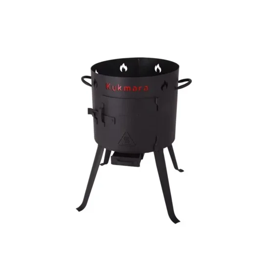 HOMEHUT Heavy-Duty Steel Uchag Furnace for Kazan Cooking Uniform Heat ...