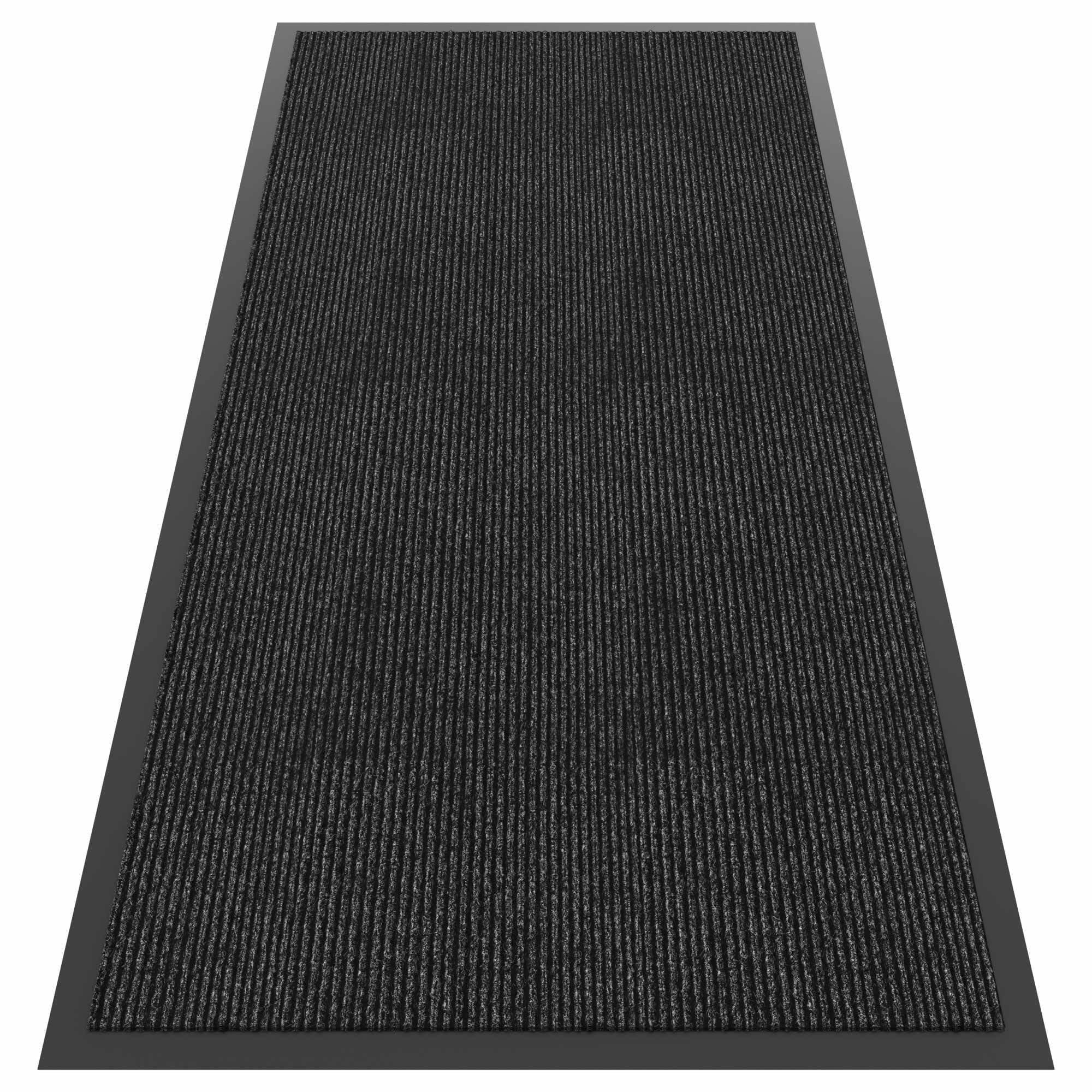 HOMEK Door Mat, Heavy Duty Indoor Outdoor Doormat, 48" x 96" Non-Slip ...