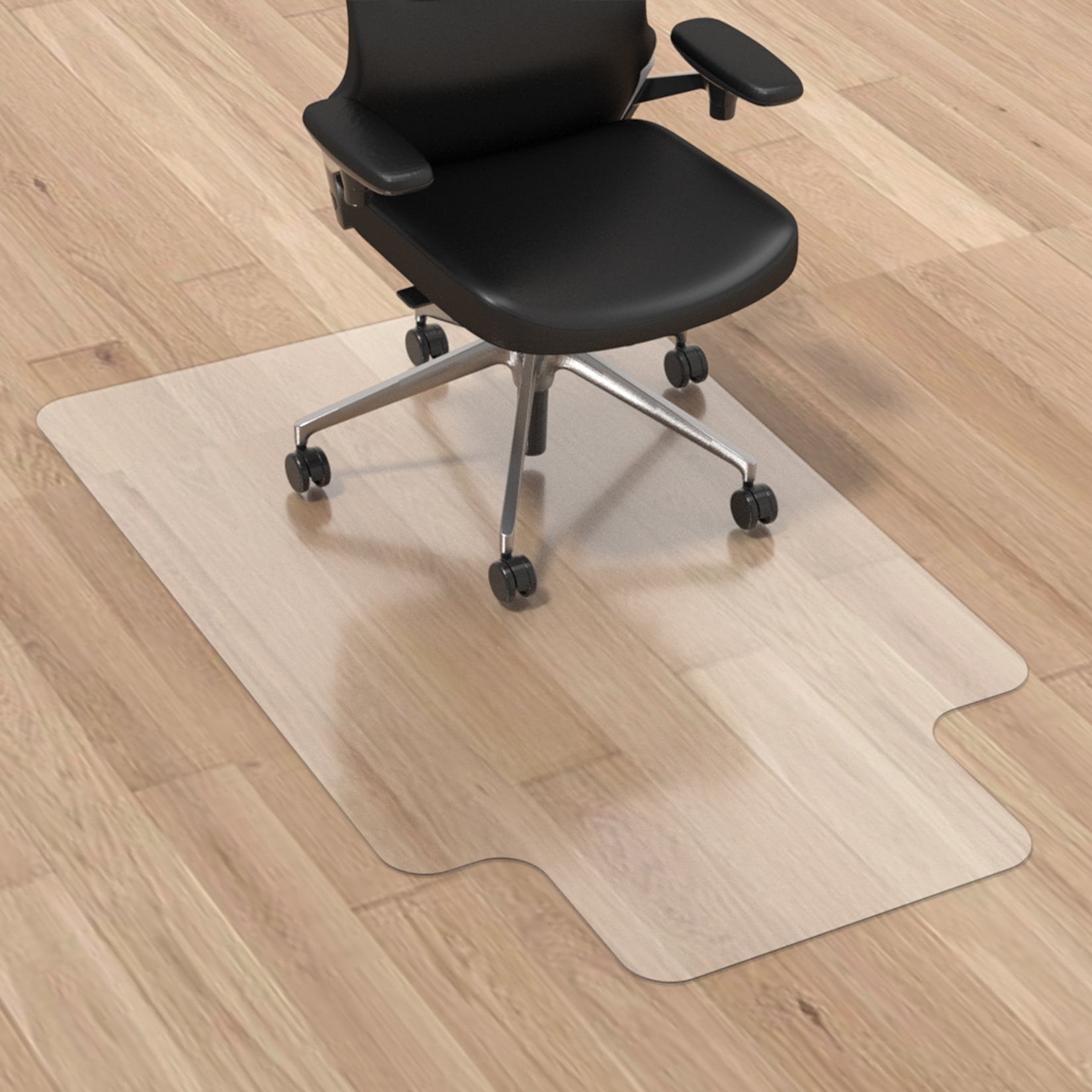 HOMEK Office Chair Mat for Hardwood Floor - Easy Glide Computer Desk ...