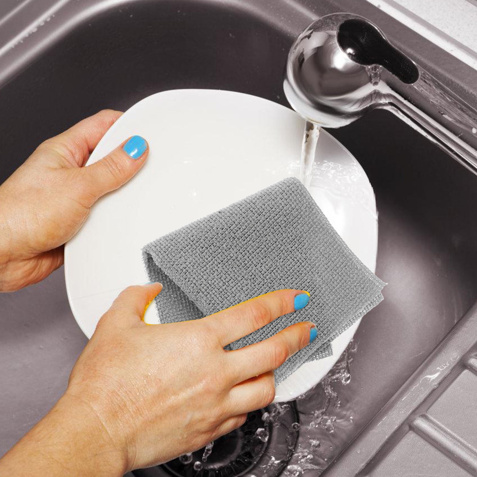 HOMEMAXS 1 Box Dishwashing Cloth for Kitchen Cleaning Rags and Cotton ...