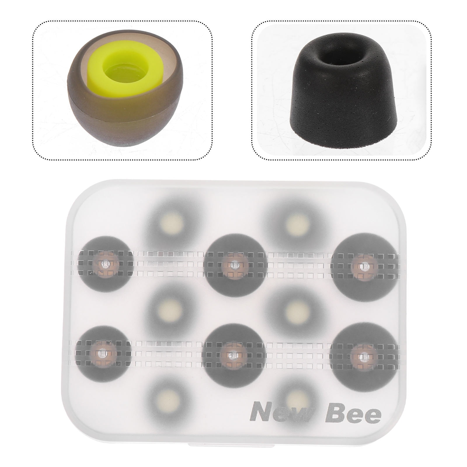 HOMEMAXS 1 Box Memory Sponge Earplugs Comfortable Earphone Ear Caps ...