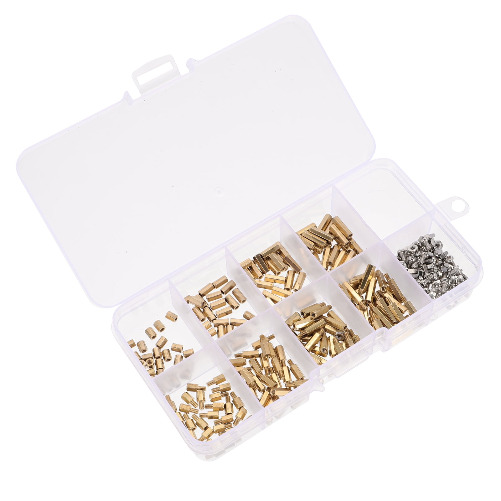 HOMEMAXS 1 Box of 300Pcs Standoff Kit Copper Standoff Kit Spacer Screw ...