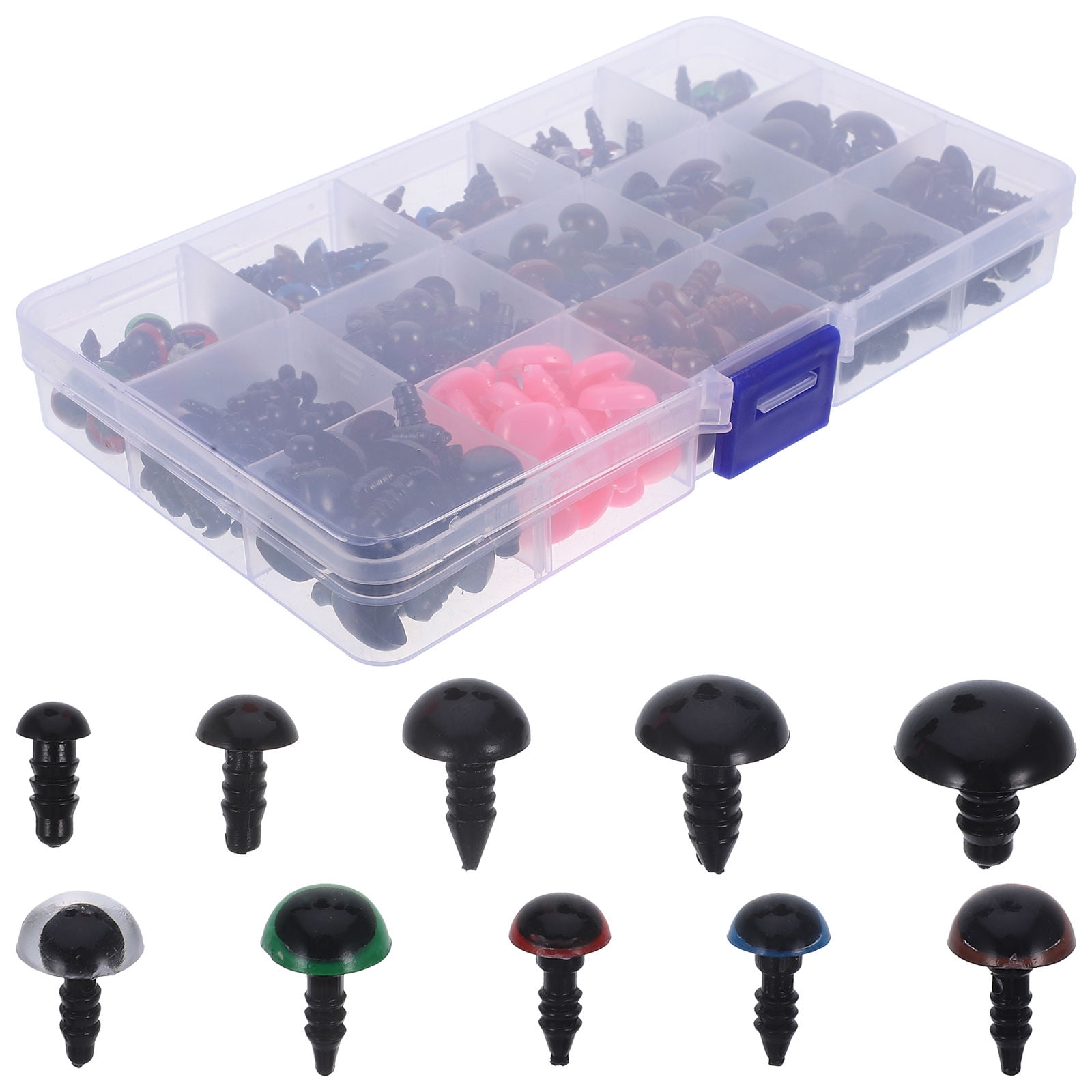 HOMEMAXS 1 Box of Plush Doll Eyes Nose Props Safety Eyes Doll Nose Set ...