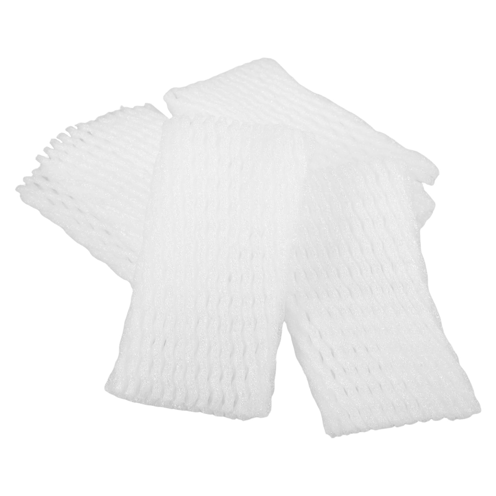 HOMEMAXS White EPE Foam Net Sleeve Pocket for Fruit Protection and ...