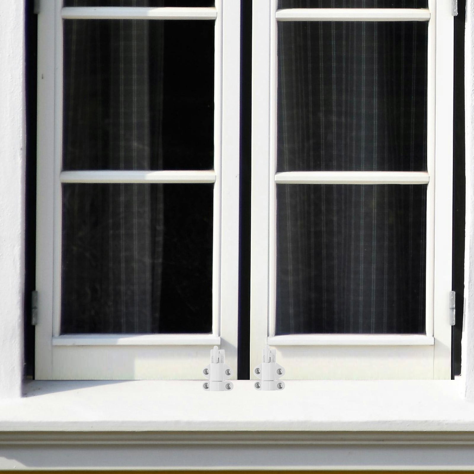 HOMEMAXS 1 Pair Aluminum Alloy Self-Closing Latches Automatic Spring ...