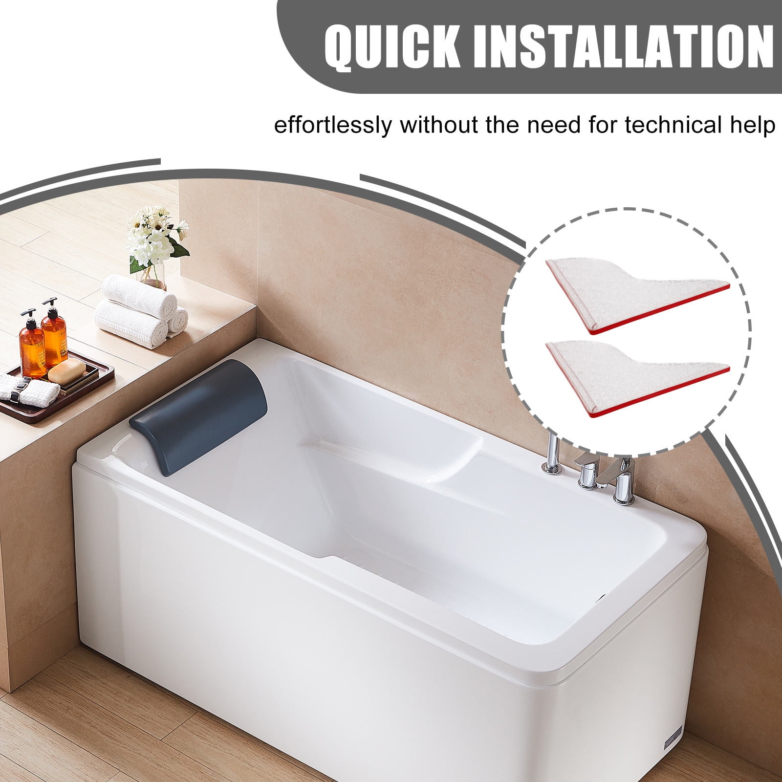 1 Pair Bathtub Splash Guard Removable Shower Water Guard Acrylic ...