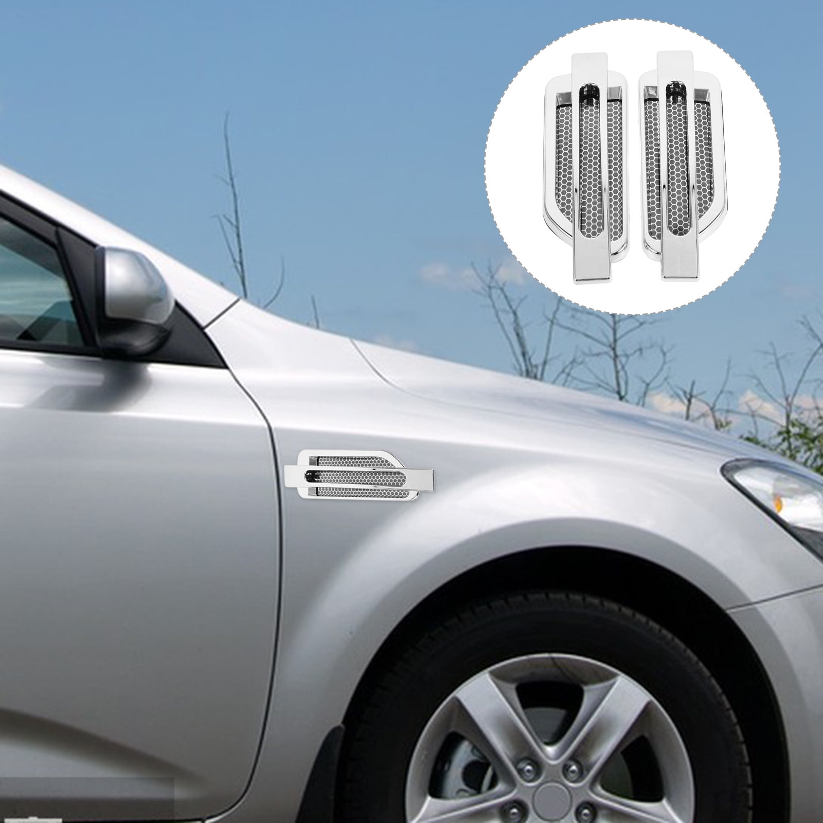 HOMEMAXS 1 Pair Car Side Vent Decoration Automotive Stickers Car Vent Styling Funny Car Decals ...