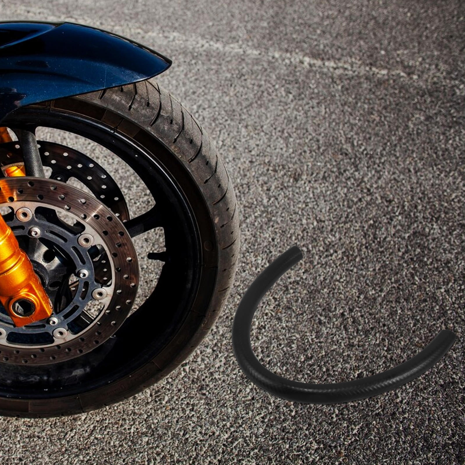 WEUVEB Cooling Radiator Tube For Long Rides Black Rubber 1 Pair ...