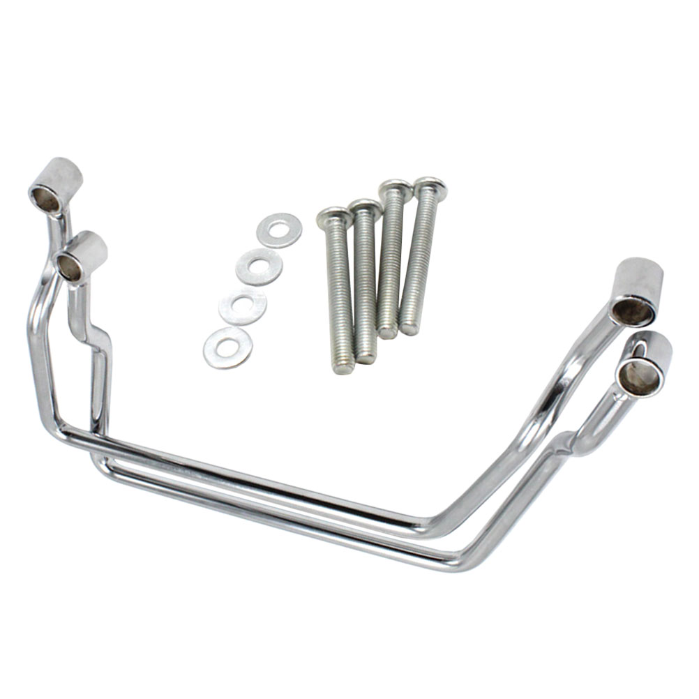 HOMEMAXS 1 Pair Motorcycle Saddlebags Mounting Brackets Saddlebags Bar ...
