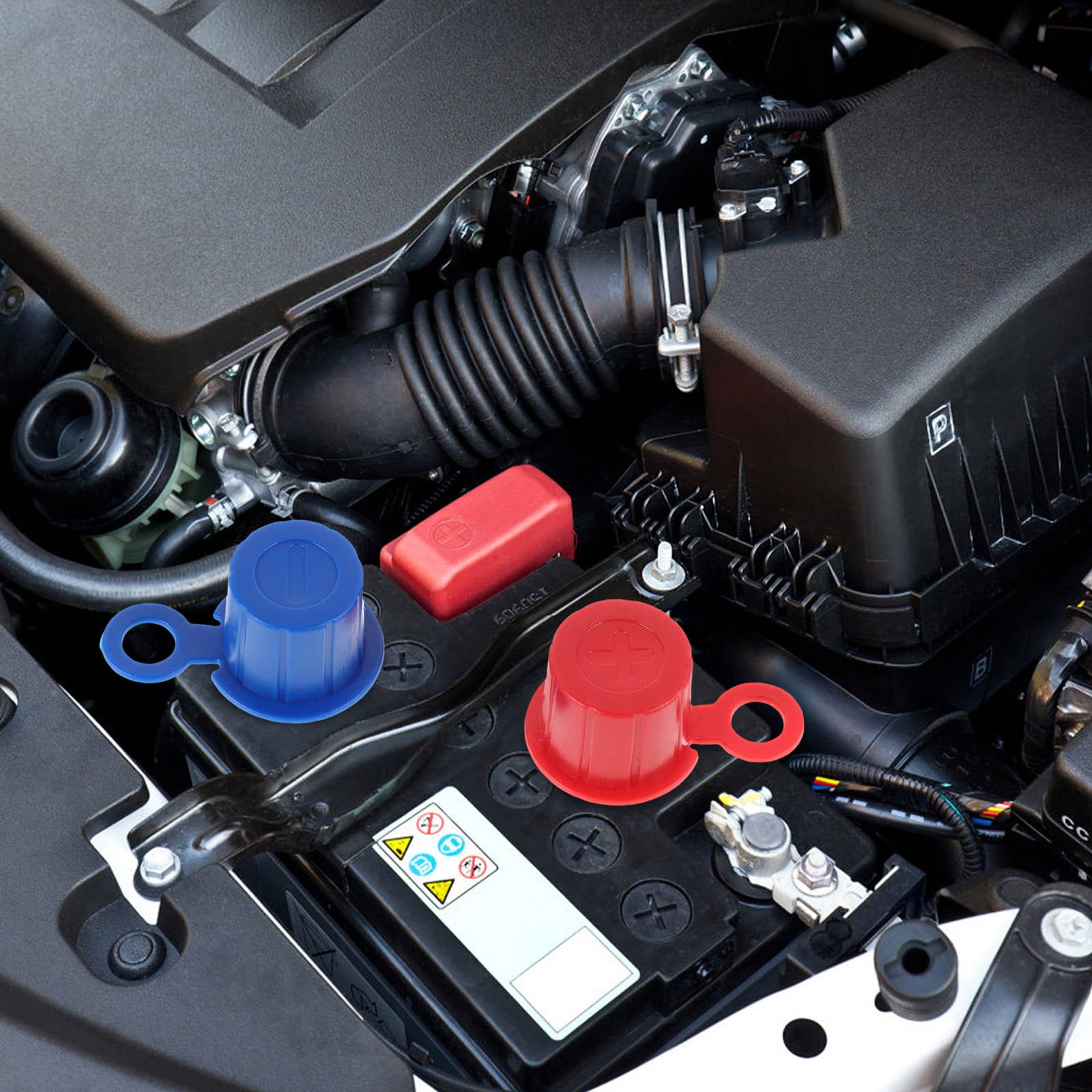 HOMEMAXS 1 Pair Of Battery Terminal Protector Insulation Covers ...