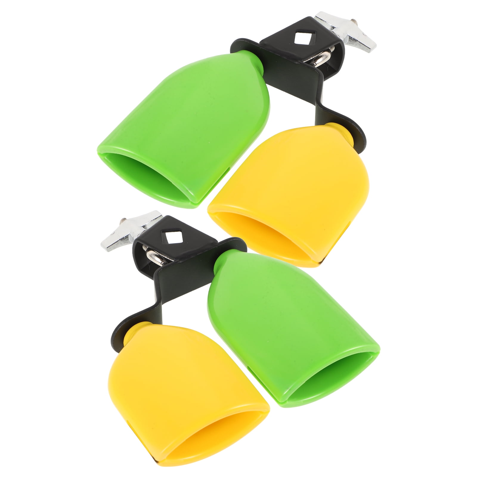 1 Pair Plastic Musical Percussion Block Drum Set Block Drum Musical ...